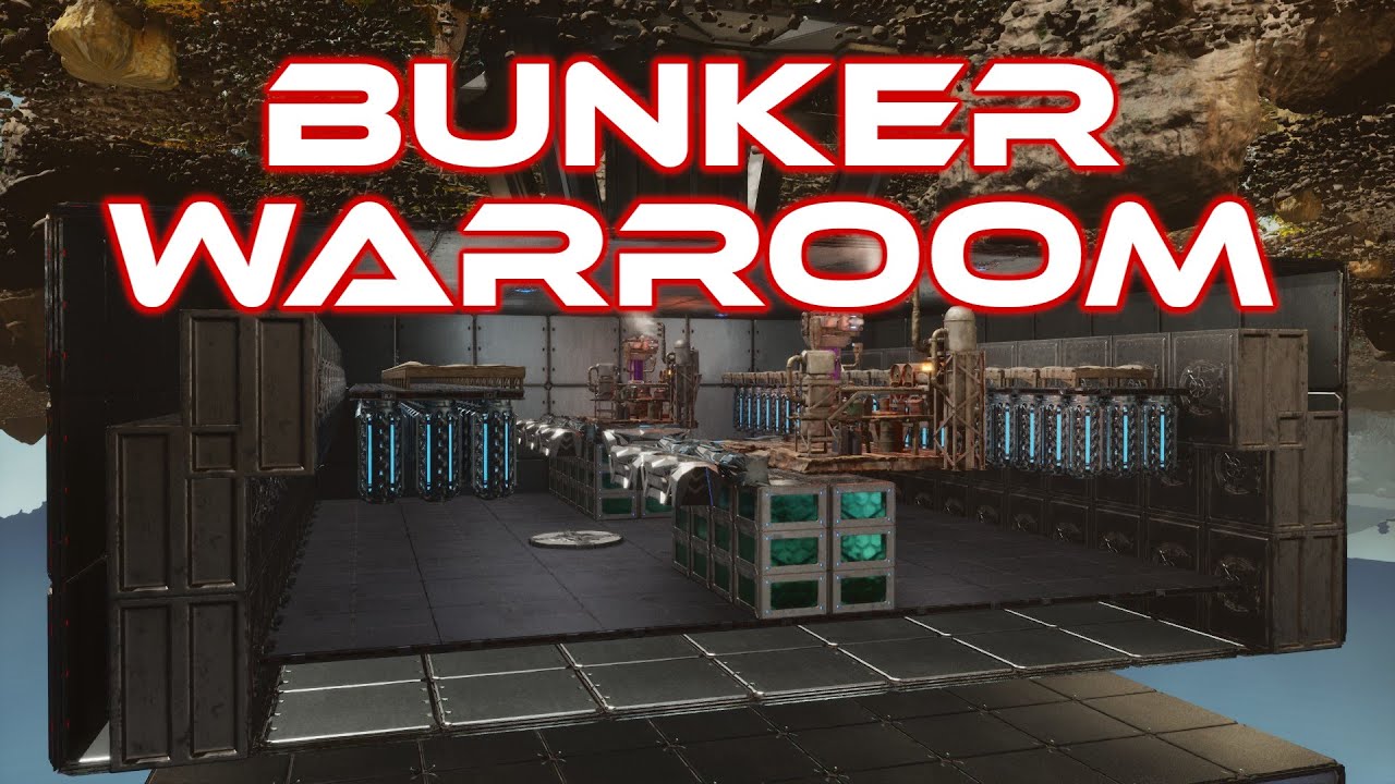 tek bunker warroom full build - ARK ASCENDED - YouTube