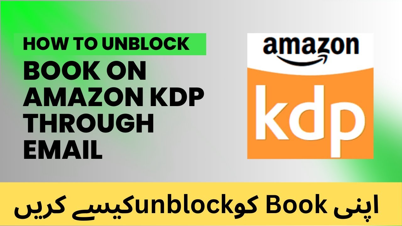 How to Unblock KDP Book | Why is my Book Blocked on Amazon KDP | Amazon ...
