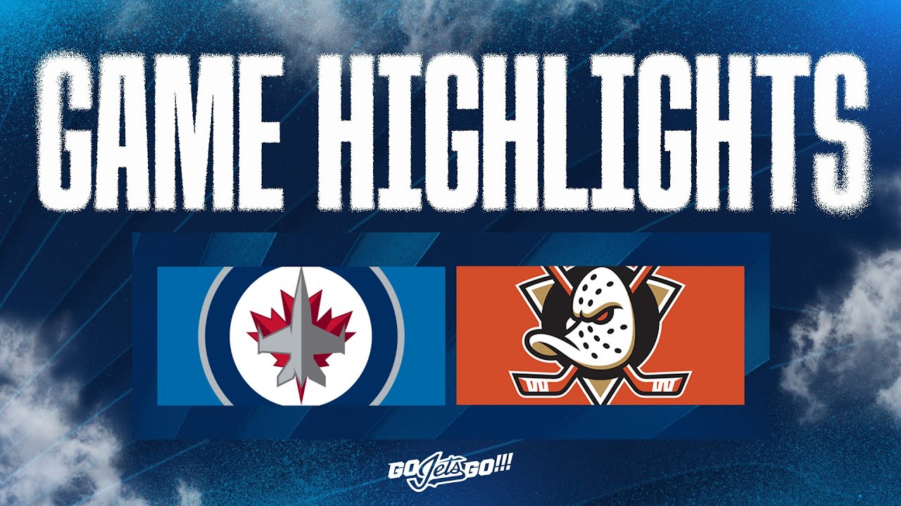 Winnipeg Jets vs. Anaheim Ducks - Game Highlights - YouTube