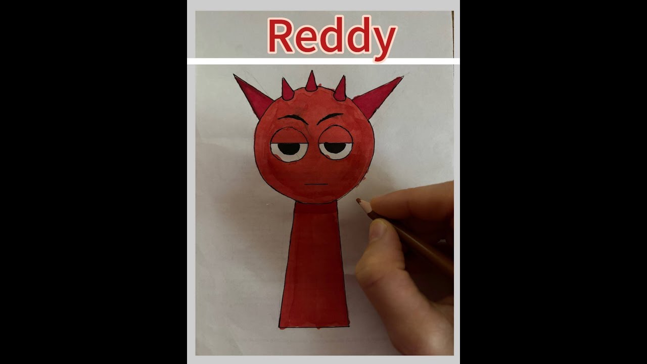 How to Draw INCREDIBOX SPRUNKI - Reddy - YouTube