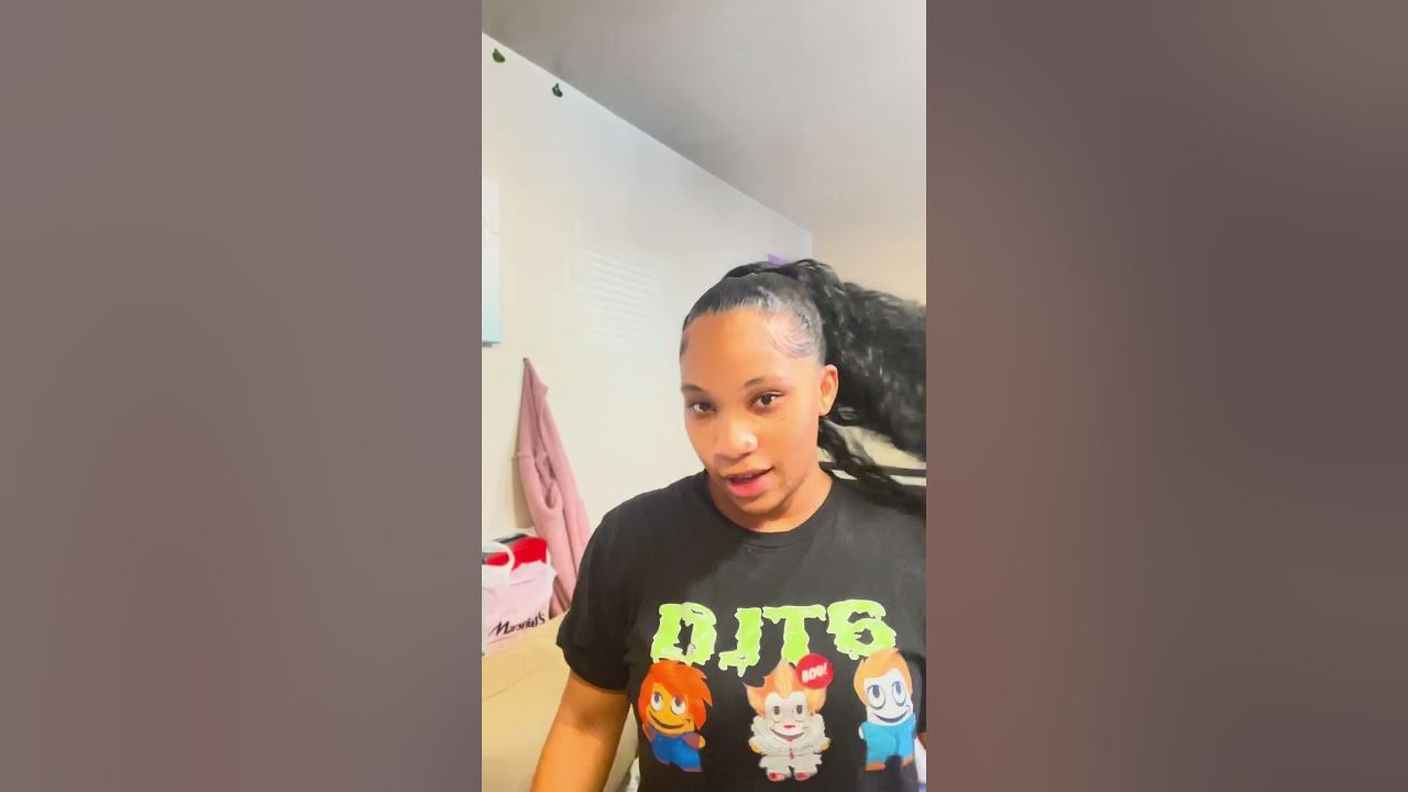 Reecho hair sent me this cute drawstring ponytail shop with me on my tik tok : sweeet.shay.shay ...