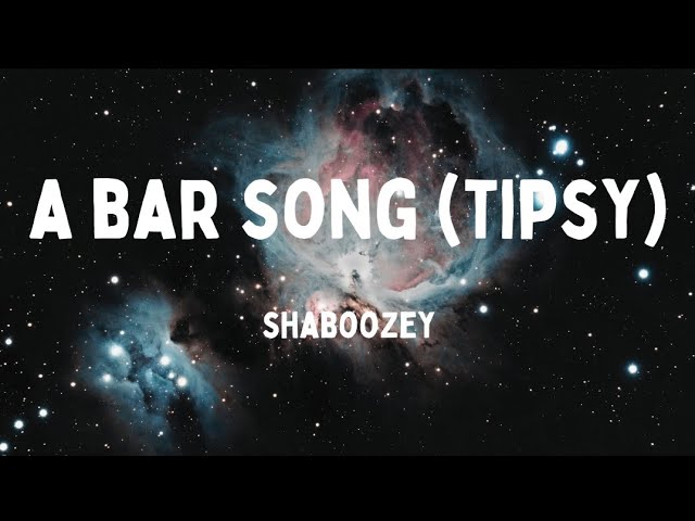 A Bar Song (Tipsy) - Shaboozey (Lyric Video) Acordes - Chordify