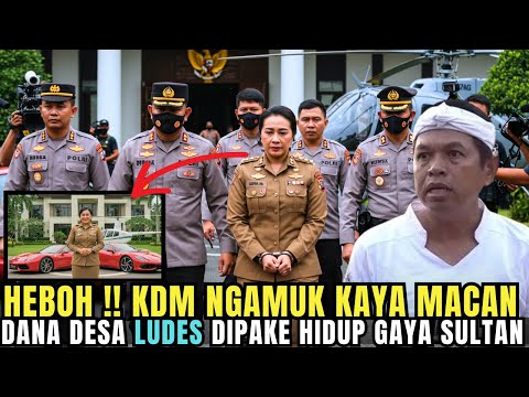 Kang Dedi Mulyadi Ngamuk Sikat Bu kades dana desa ludes pake beli helikopter borong mobil mewah