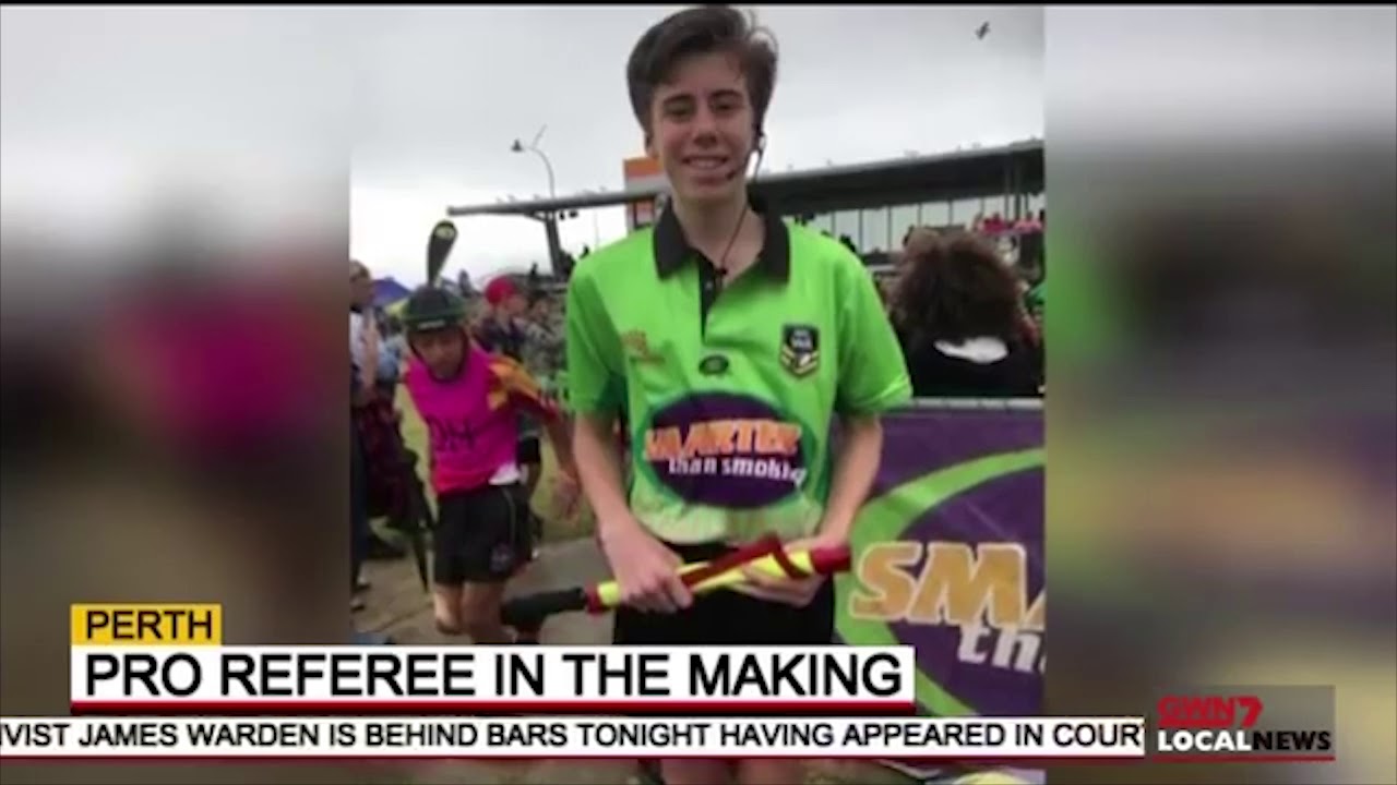 James Knowlson NRLWA Referee on GWN7 News - YouTube