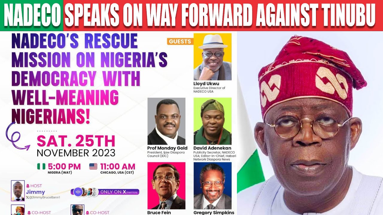 LIVE NADECO Meeting With Well-meaning Nigerians On Rescue Mission For ...
