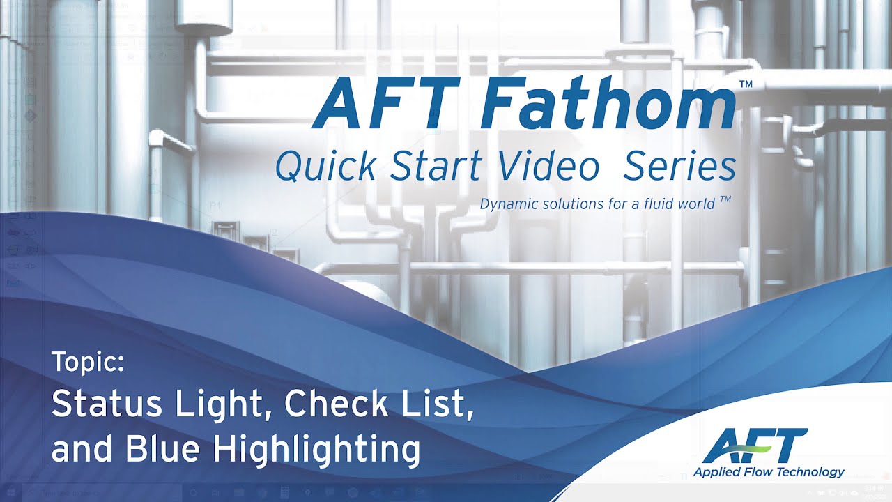 Video 1: AFT Fathom 11 Quick Start Video Series - Status Light, Check ...