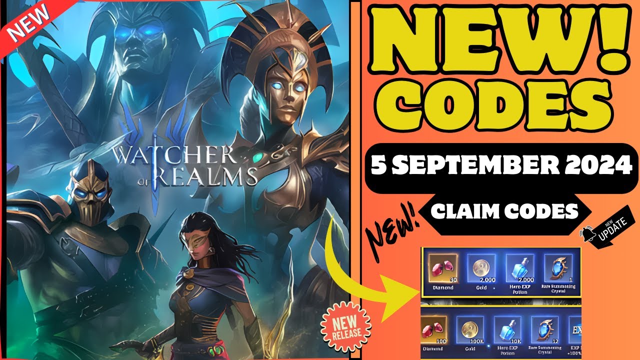 5-SEPTEMBER UPDATE WATCHER OF REALMS PROMO CODES 2024 - WATCHER OF ...