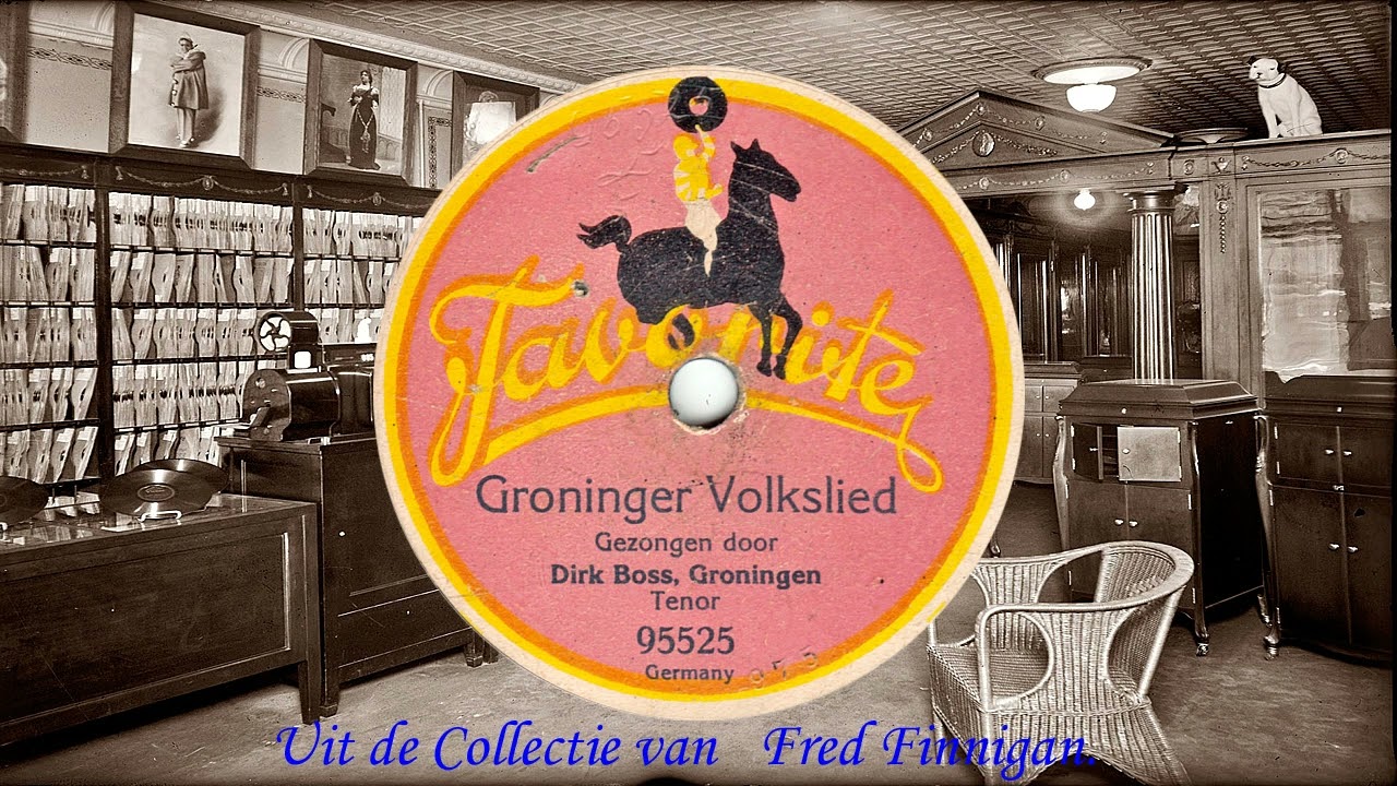 Dirk Boss - Groninger Volkslied(1922) - YouTube