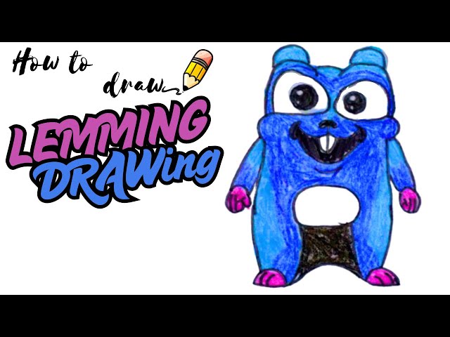 How To Draw A Lemming Realistic