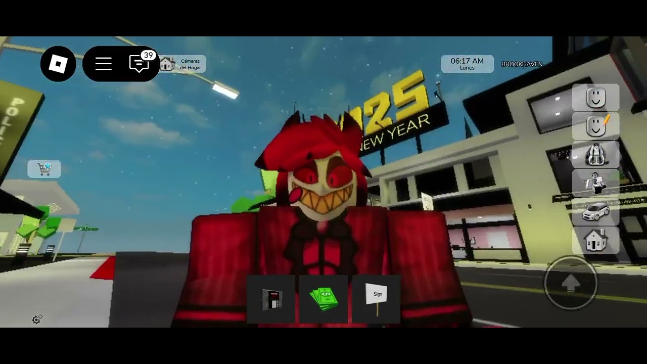 Alastor en Roblox (brockhaven) - YouTube