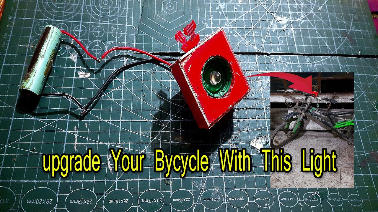 How To Make Bicycle Light - YouTube