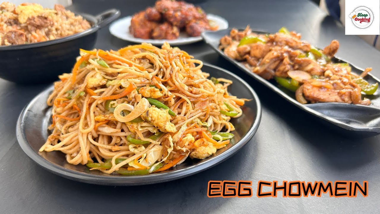 Egg Chowmein Recipe | Chinese Egg Chowmein | Street Style Egg Chowmein ...