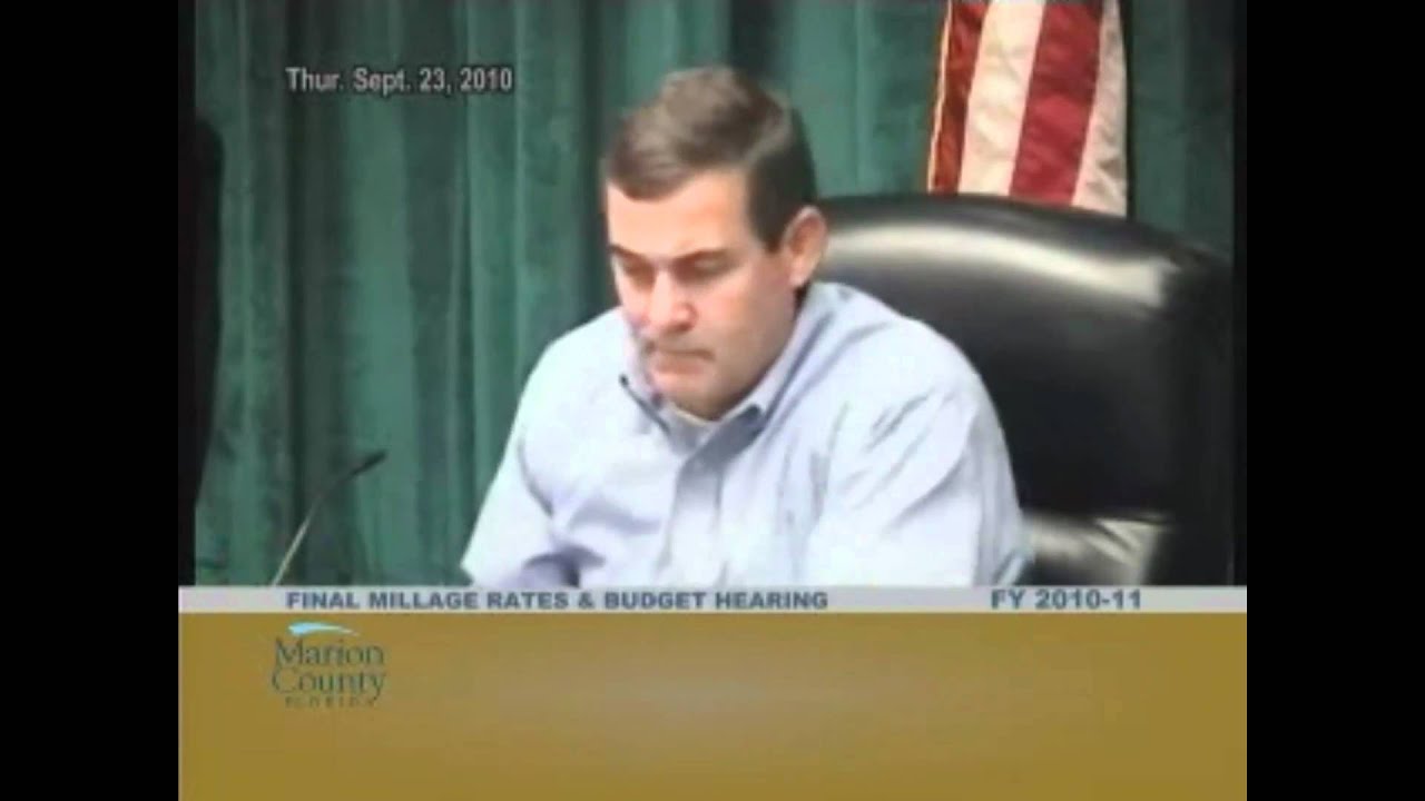 Stan McClain and Mike Amsden Comment During Budget Adoption Meeting ...