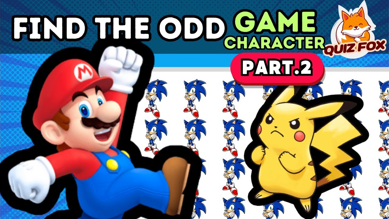 Find the ODD One Out - Game Character Edition. Part 2 🤡 Easy, Medium ...