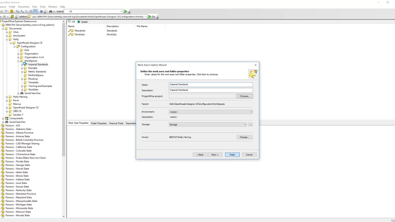 How To Deploy A Dynamic Projectwise Managed Workspace Step 2 Youtube