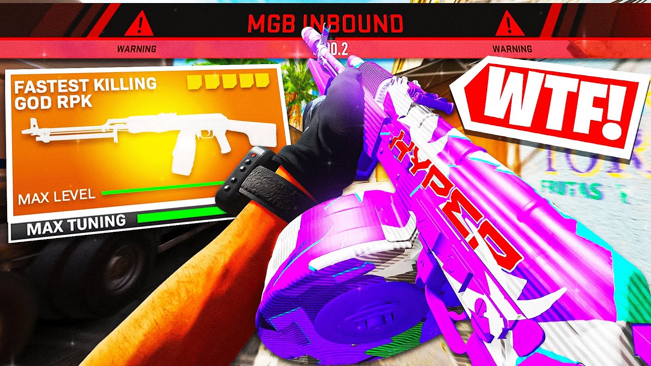 SHE got MAD at my 2 SHOT RPK BUILD 🤣 #1 BEST RPK CLASS SETUP in MW2 ...