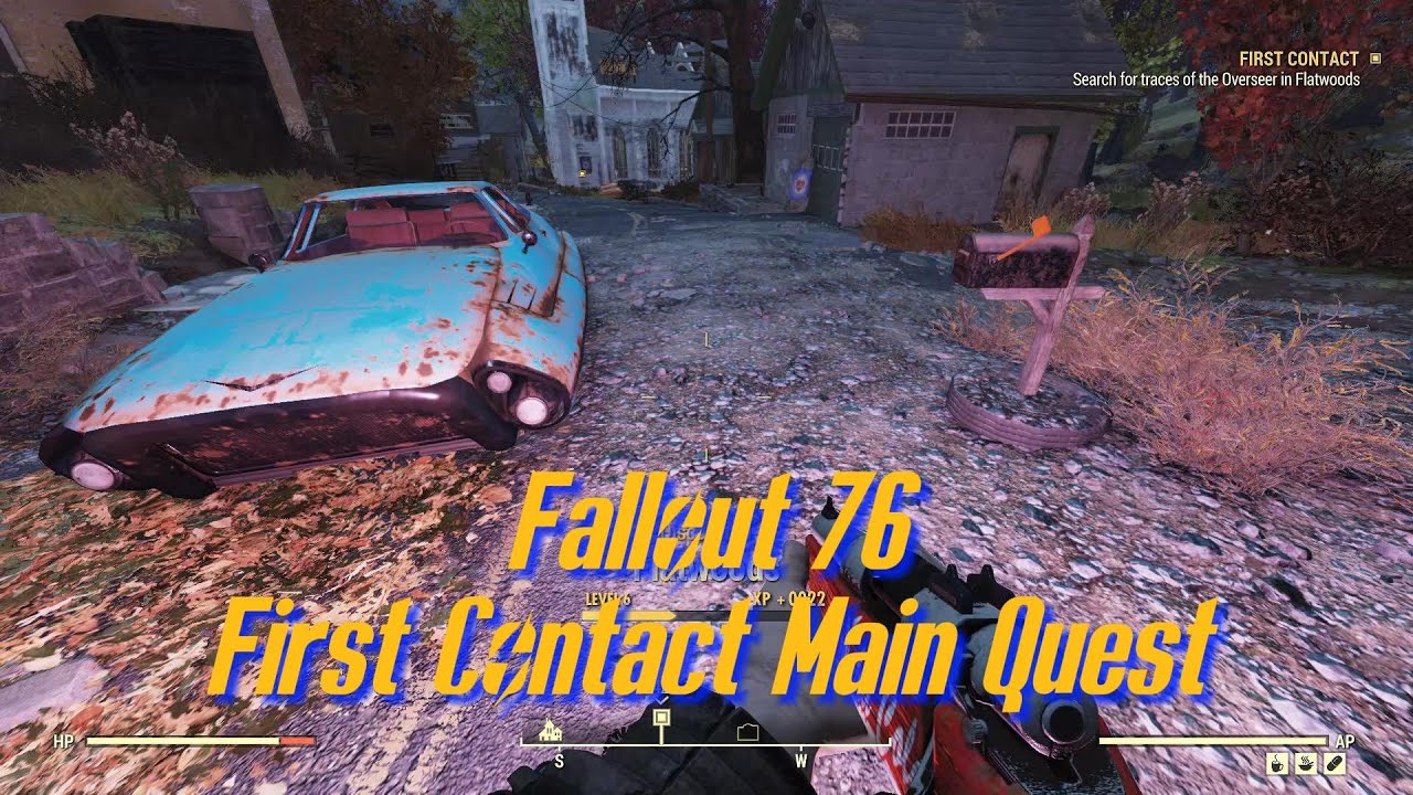 Fallout 76 | First Contact Main Quest | Lvl 6 - YouTube