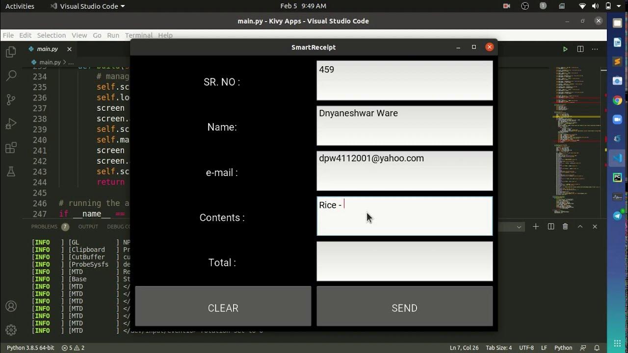 #python Smart-receipt | Receipt Generation Using Python - Youtube
