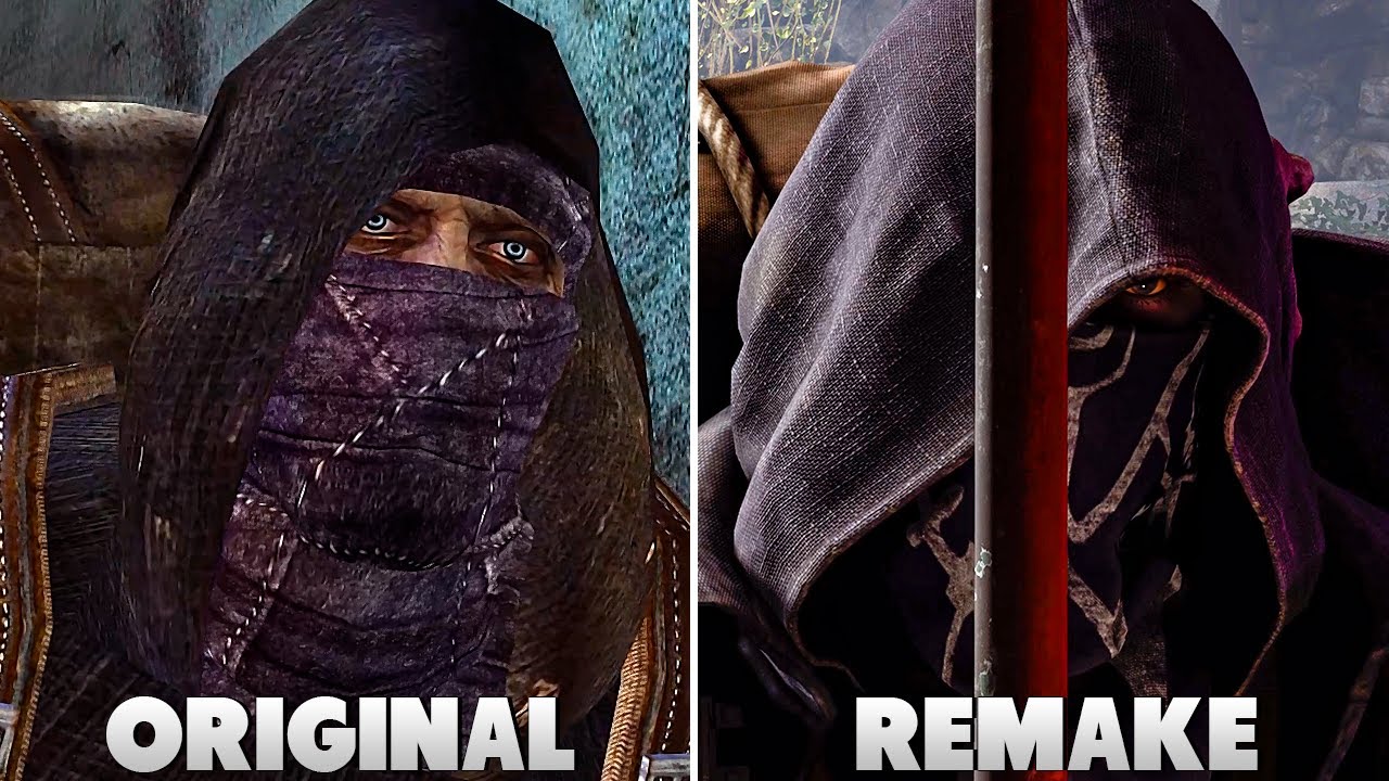 Merchant Introduction Scene Comparison (Remake vs Original) Resident ...