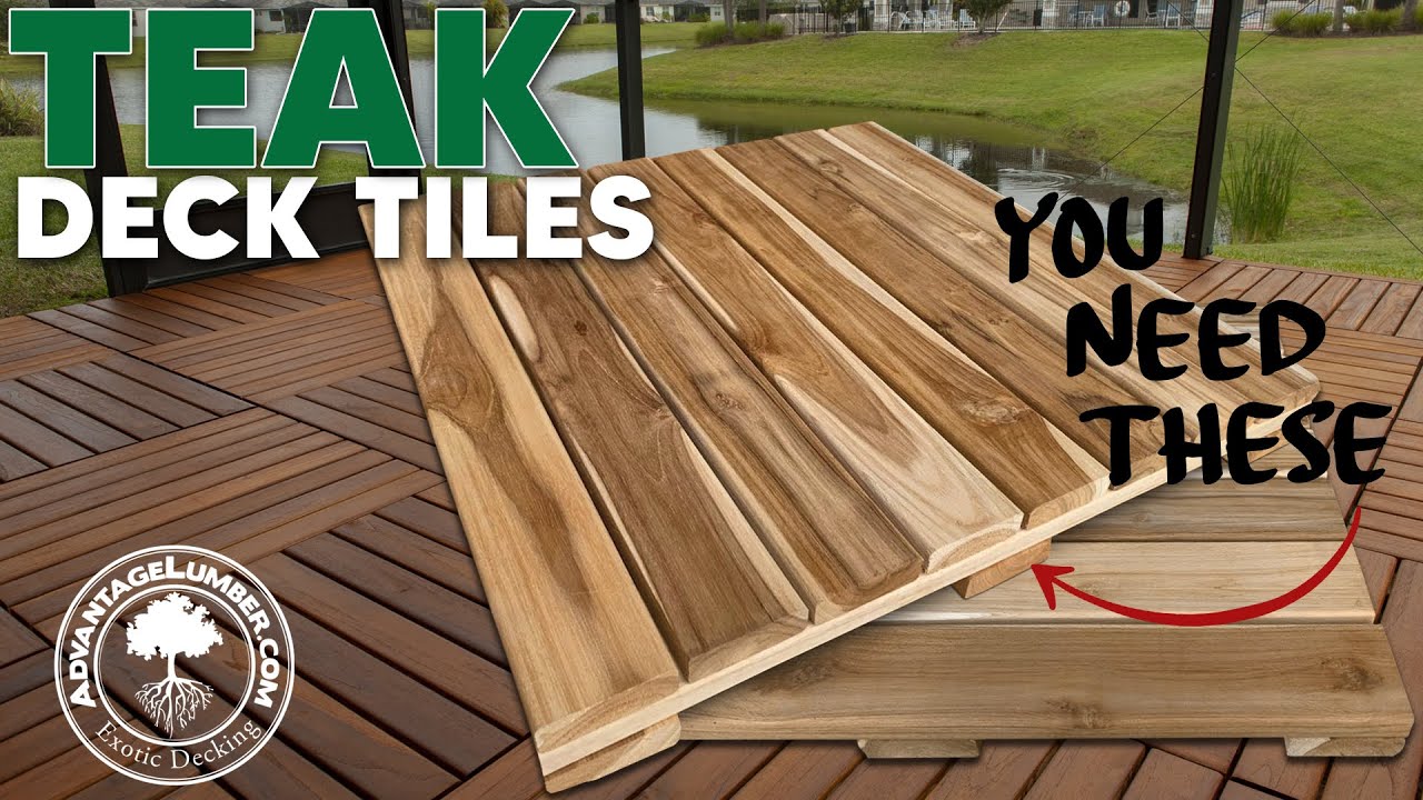 Teak Deck Tiles - The Ultimate DIY Upgrade - YouTube