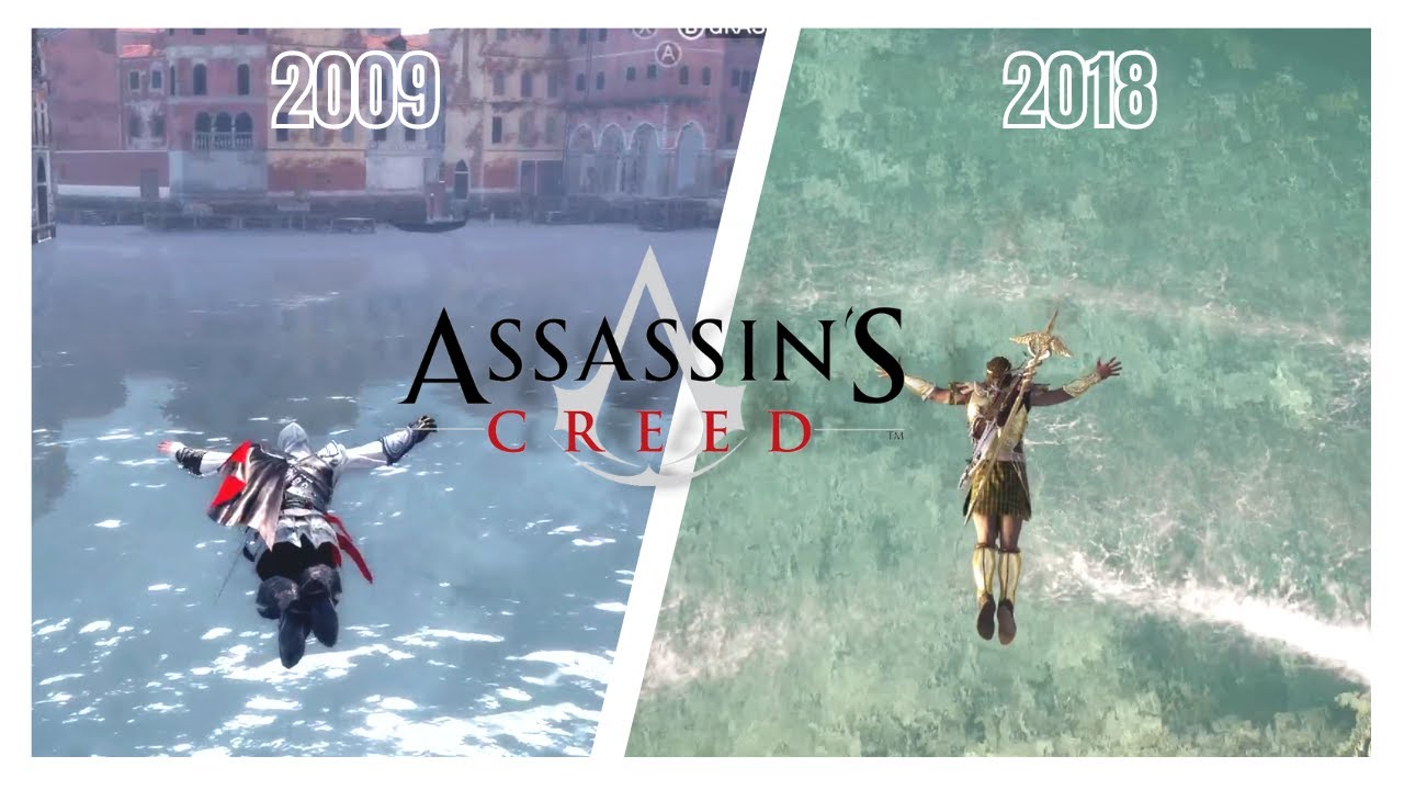 EVOLUTION of Diving & Swimming in EVERY ASSASSIN'S CREED - YouTube