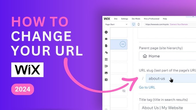 How to Change the Wix Landing Page Url