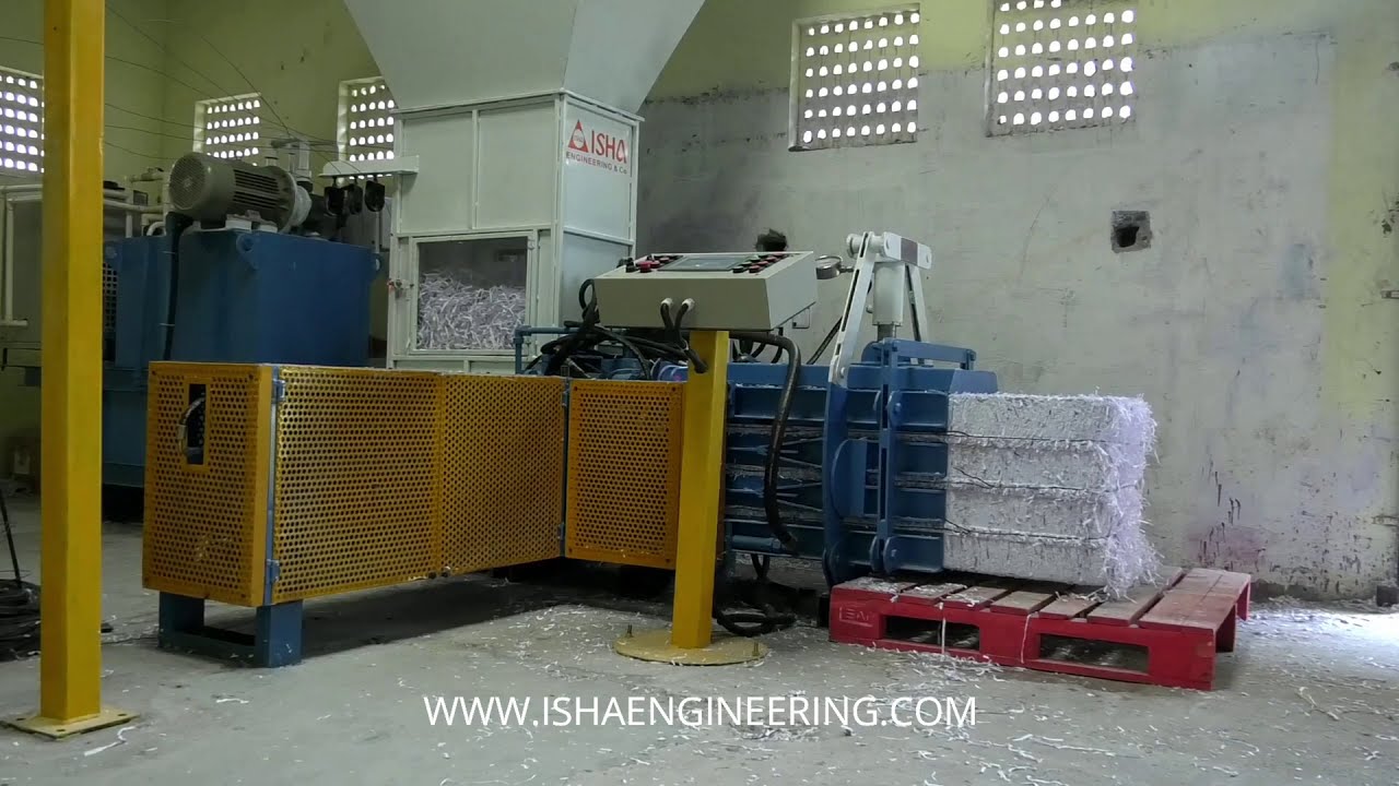 Fully Automatic Autotying baler machine - YouTube
