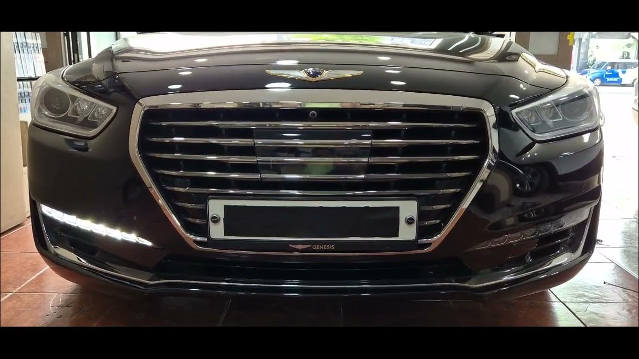 EQ900 전방깜박이 무빙깜박이LED작업과 테일램프LED 면발광분리 작업!!! - YouTube