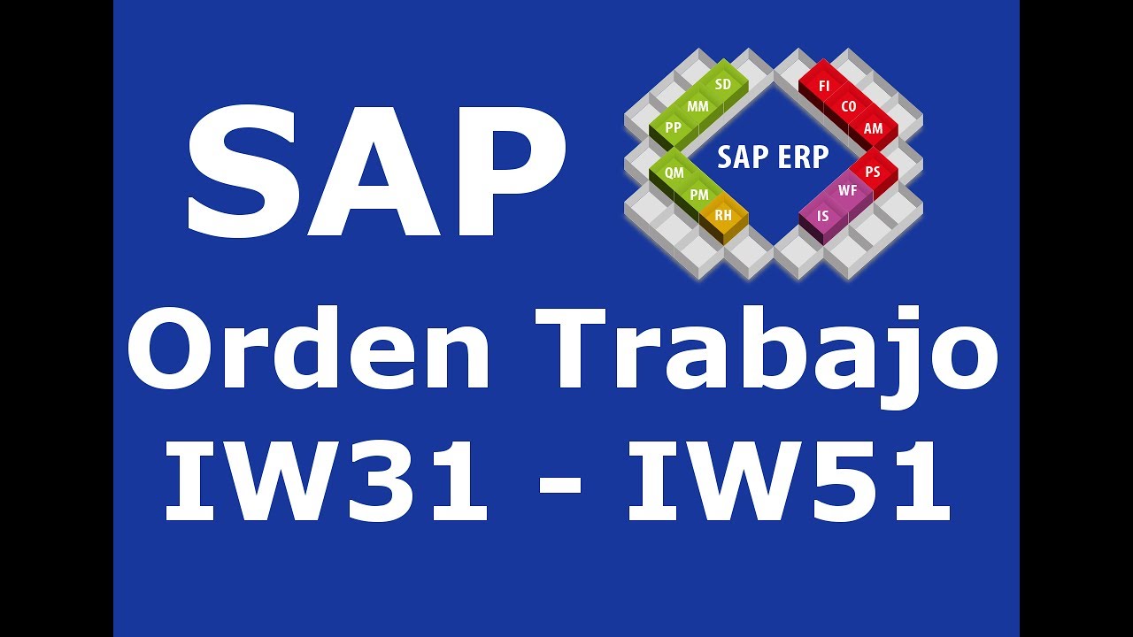 SAP CREAR AVISO Y ORDEN DE TRABAJO (IW51-IW31) LECCIÓN # PM01 - YouTube