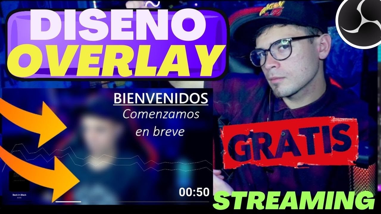 Crea tus diseños para tus directos! Overlay fácil de hacer y DESCARGA ...