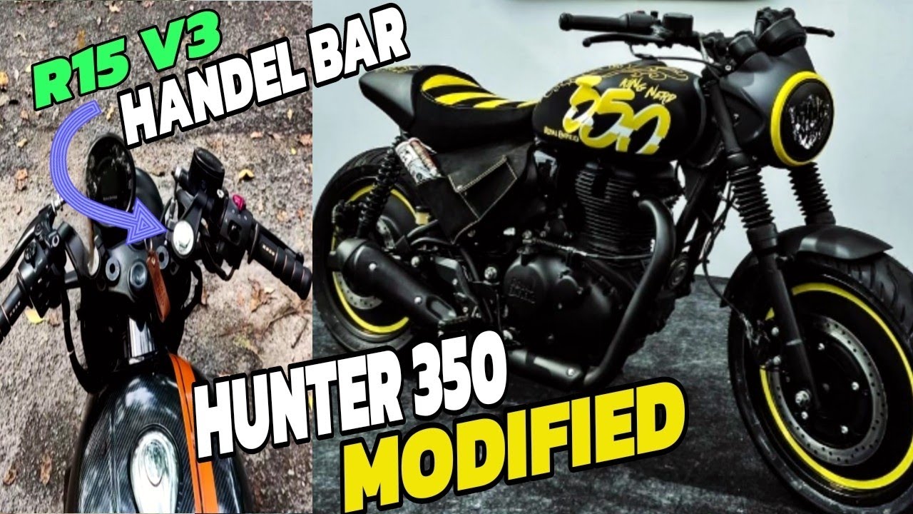 HUNTER 350 CRAZY MODIFIED 🔥INTO CAFE RACER @Kashishrai1 - YouTube
