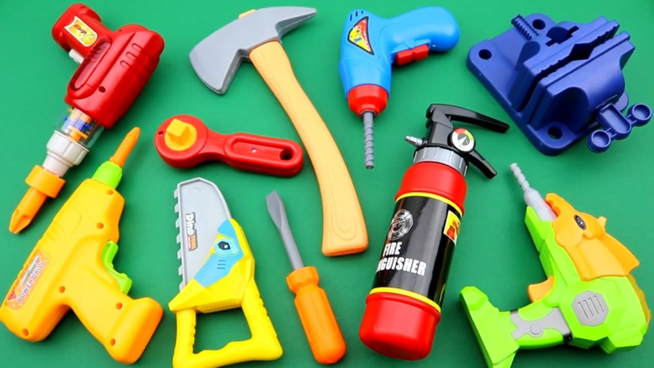 Play with Hand Tools and Learning names hand tools for Kids Children ...