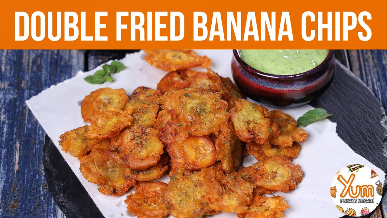 Double Fried Banana Chips - YouTube