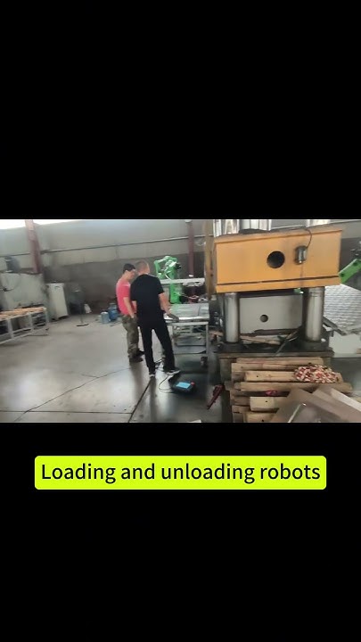 🇨🇳 Loading and unloading robots #robot #factory #industrialrobots #cnc - YouTube
