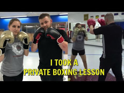 I Took a Private Boxing Class - YouTube