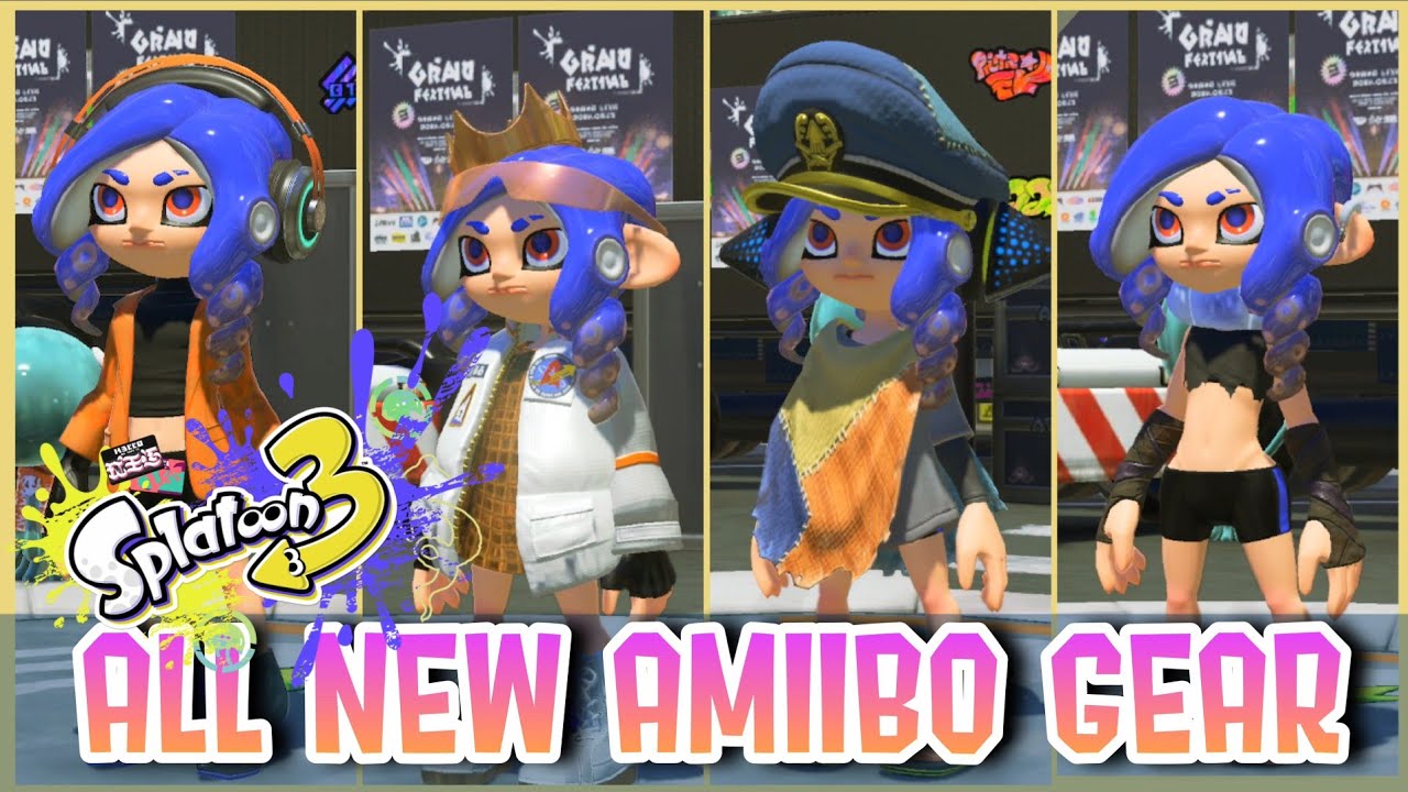 Checking Out The New Splatoon Amiibo | Splatoon 3 | Alterna | Side ...