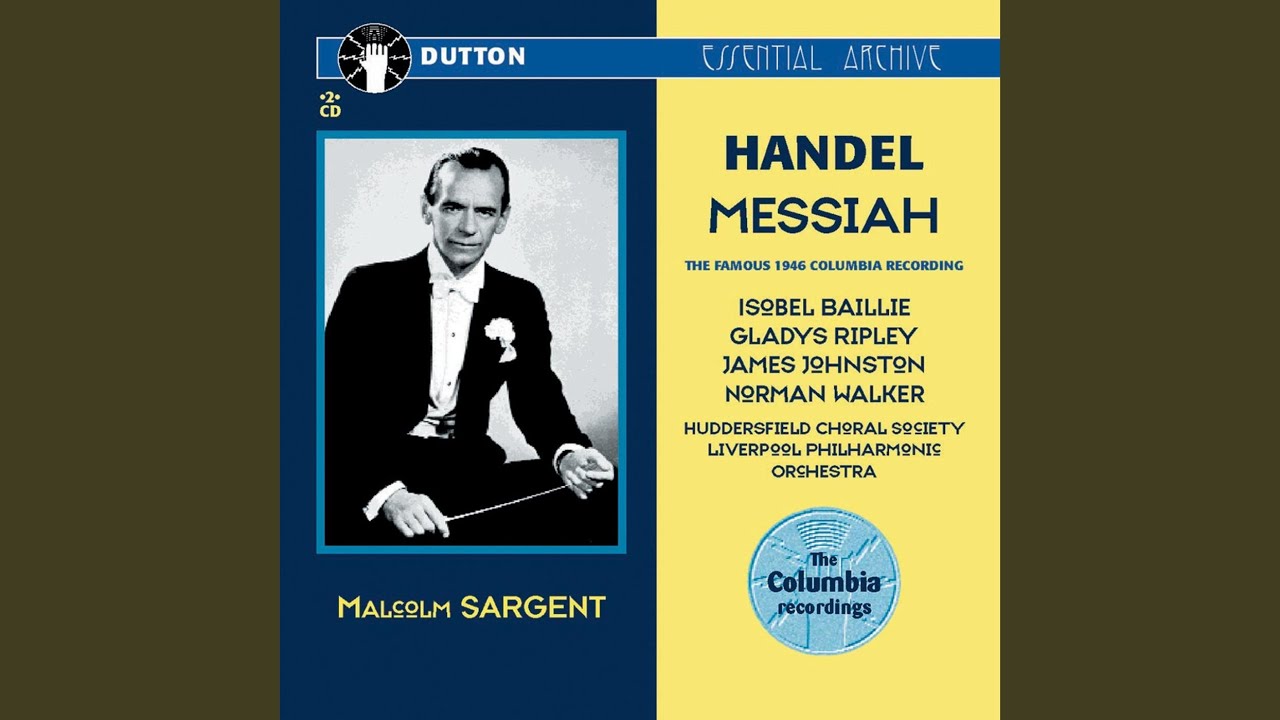 Messiah, HWV 56, Pt. 1: Then shall the eyes of the blind be opened ...