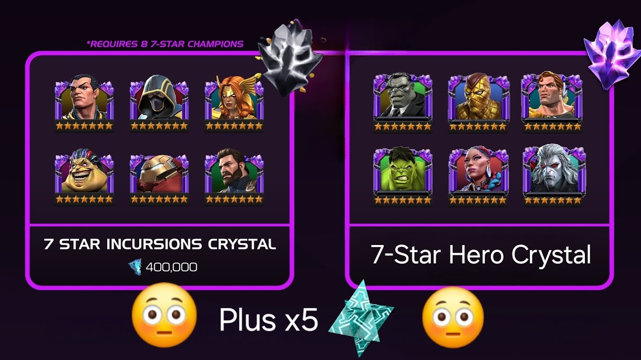 🚨MCOC Crystal Opening!! x2 7 Star, x5 Featured 6 Star, x6 Basic 6 Star ...