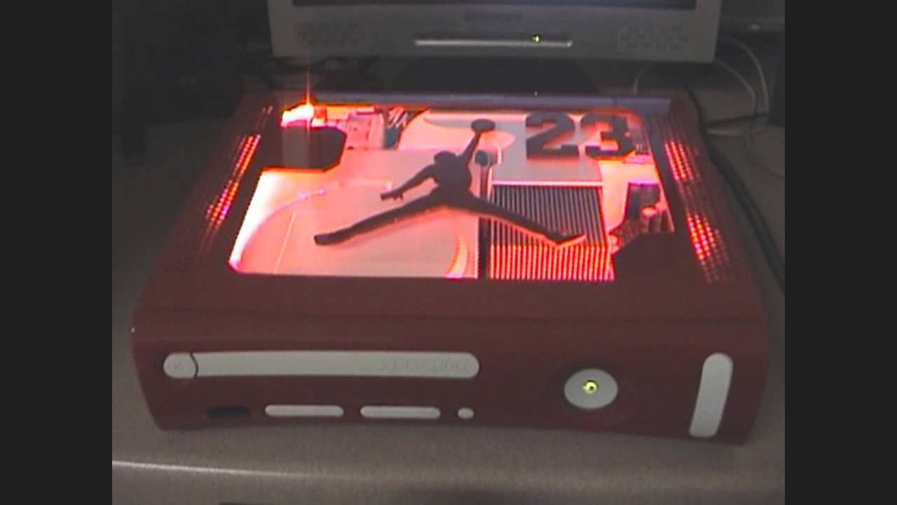 Xbox 360 custom [Micheal Jordan] console - YouTube
