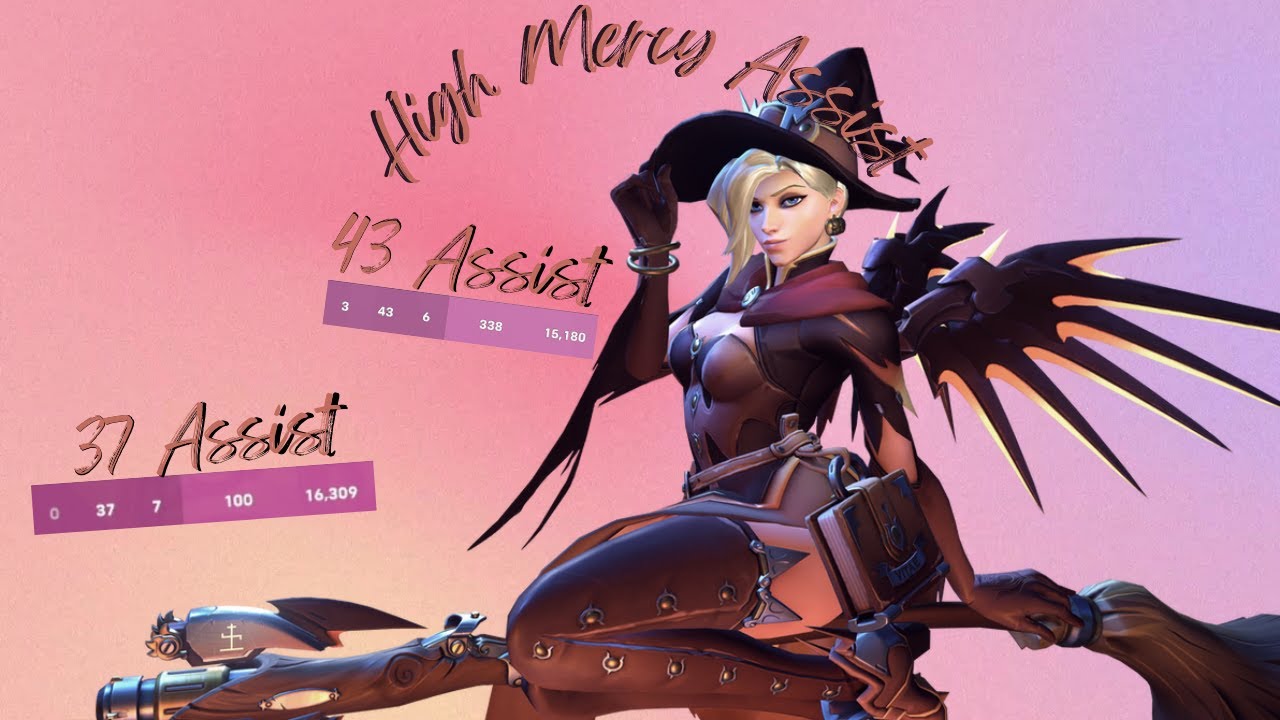 High assist Mercy gameplay {37 & 43 assist} - YouTube