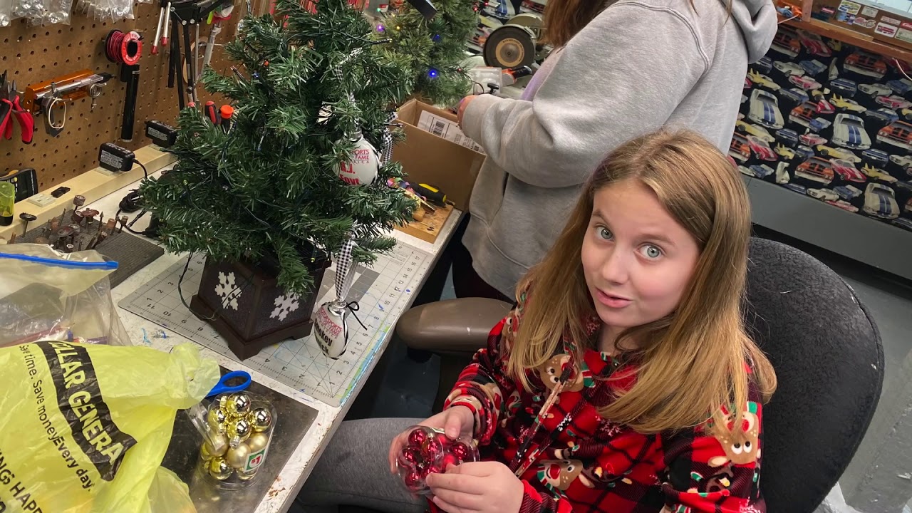HRW Christmas Trees by Taylor, Rylee, & Grandma! - YouTube