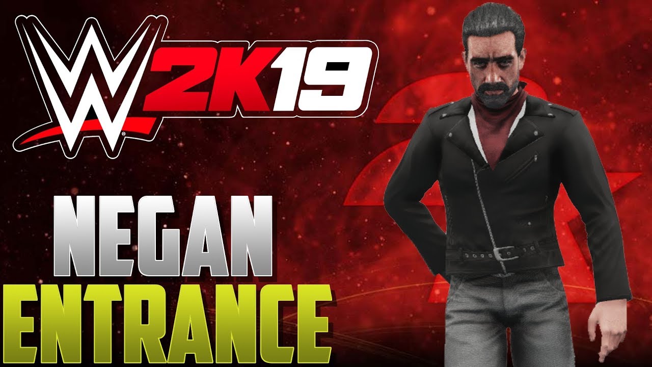WWE 2K19: Negan Entrance - YouTube