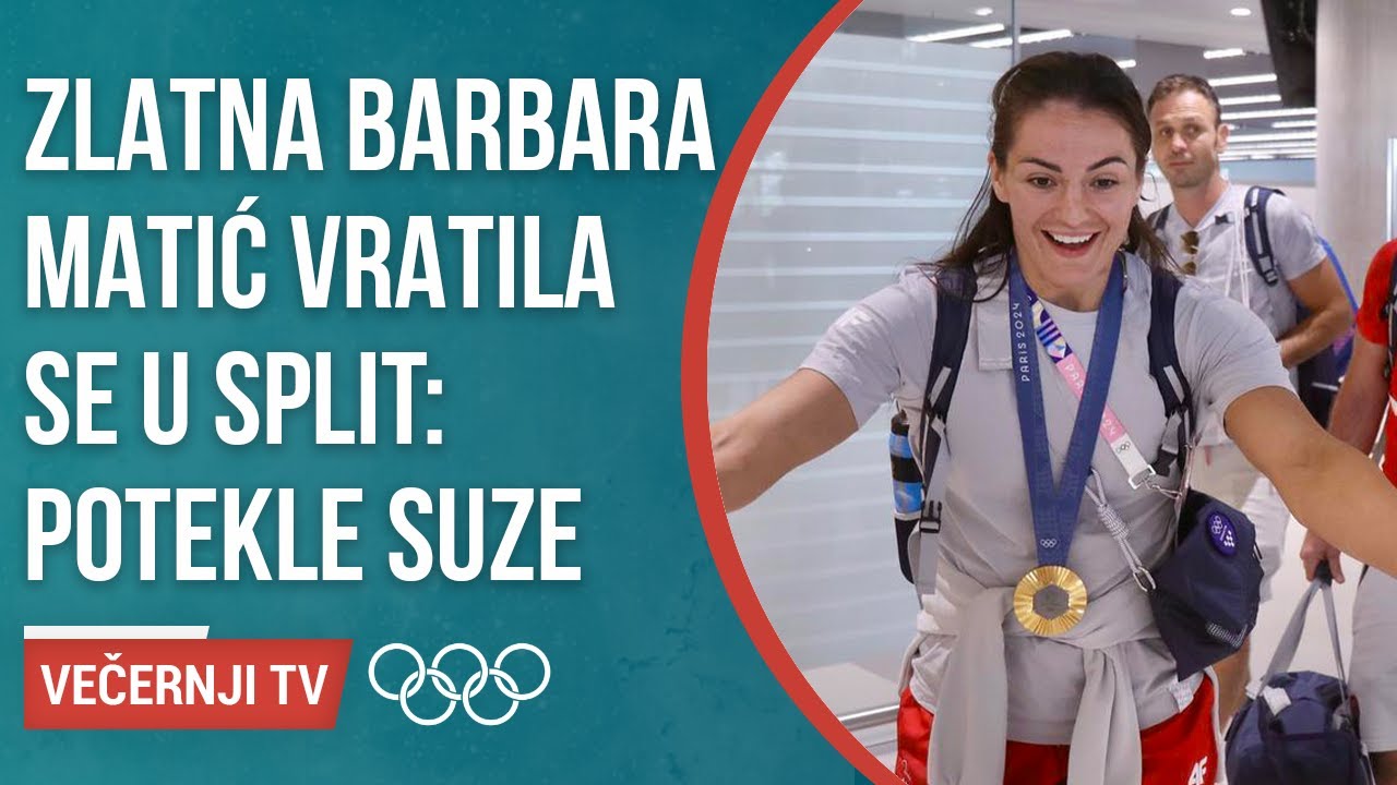 Zlatna Barbara Maić vratila se u Split: Na aerodromu potekle suze, pao ...