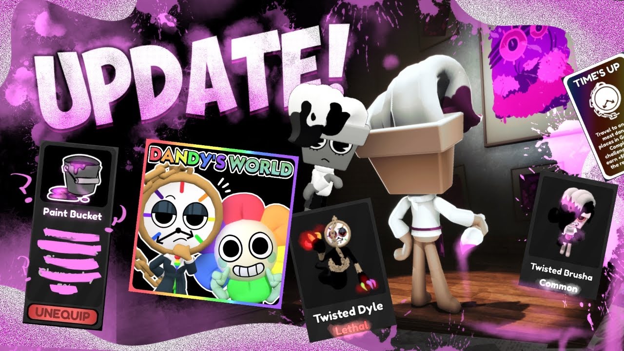 🎨 Dandy's World Brusha Update! New Toon, Stickers, Skins, Trinkets and ...