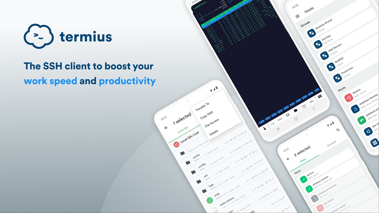 Termius for Android - YouTube