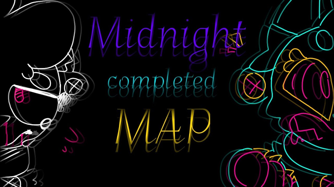 •MIDNIGHT• Complete Lineart Map - YouTube