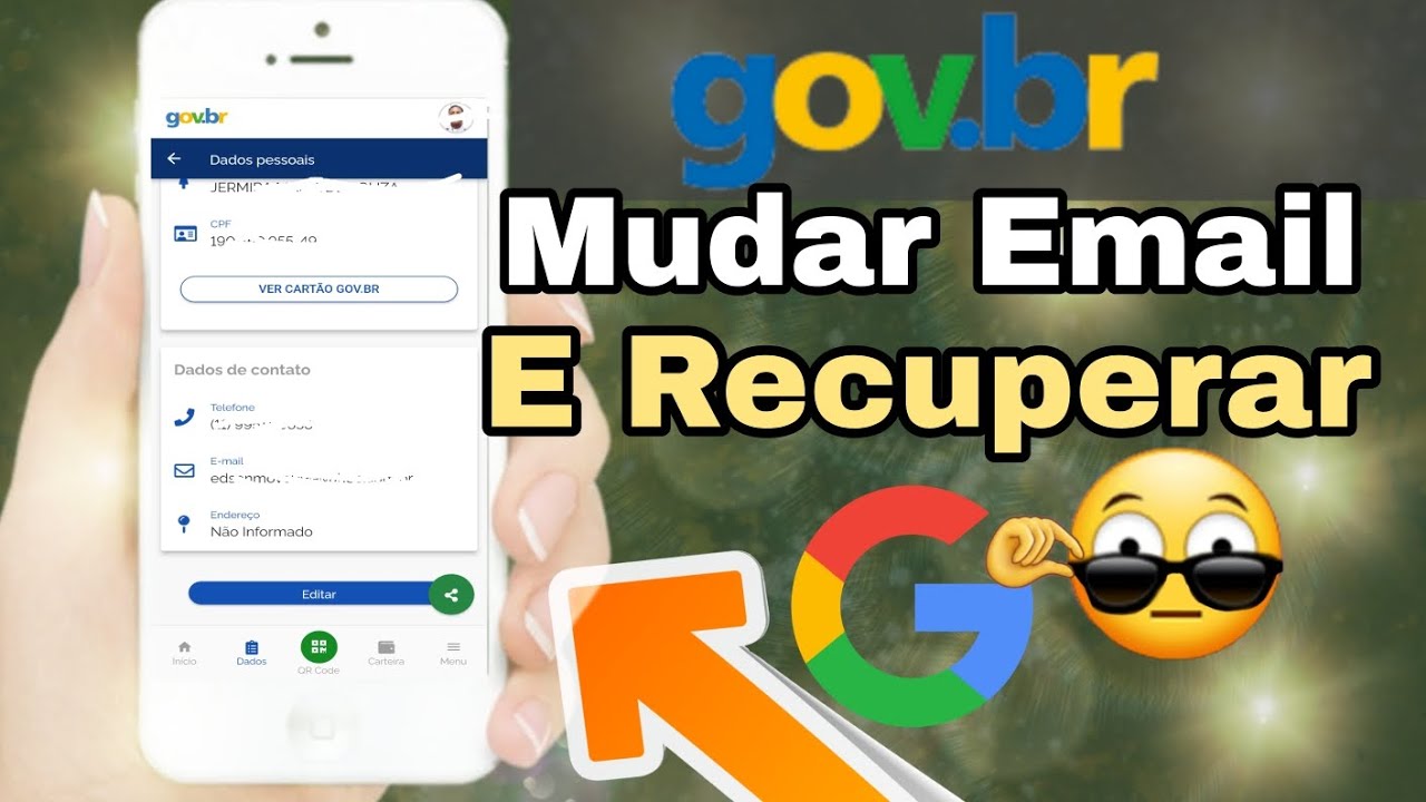 Como Alterar O Email Gov Br No Celular 2023 Para Alterar Conta Do ...