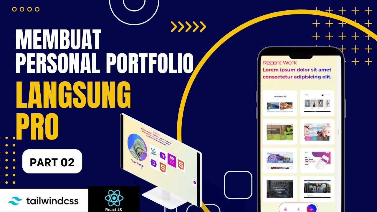 Personal Portfolio Setup Part 2 Reactjs Tailwind Css Tutorial Youtube 6604