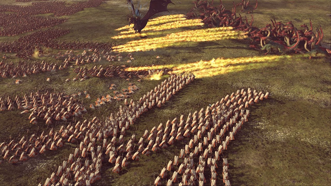 39 WAR HYDRA vs 11700 PHOENIX GUARD - Total War: WARHAMMER 2 - YouTube