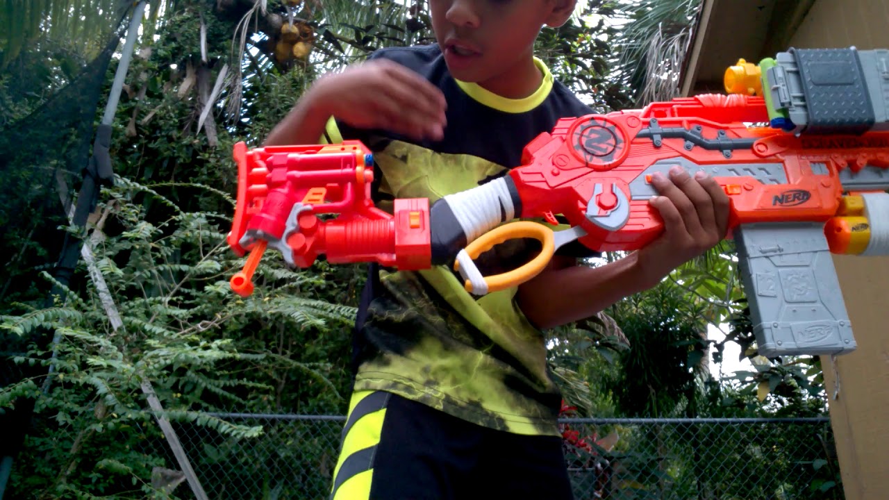 nerf scavenger review - YouTube